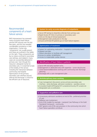A guide for review and improvement of hospital based heart failure ...