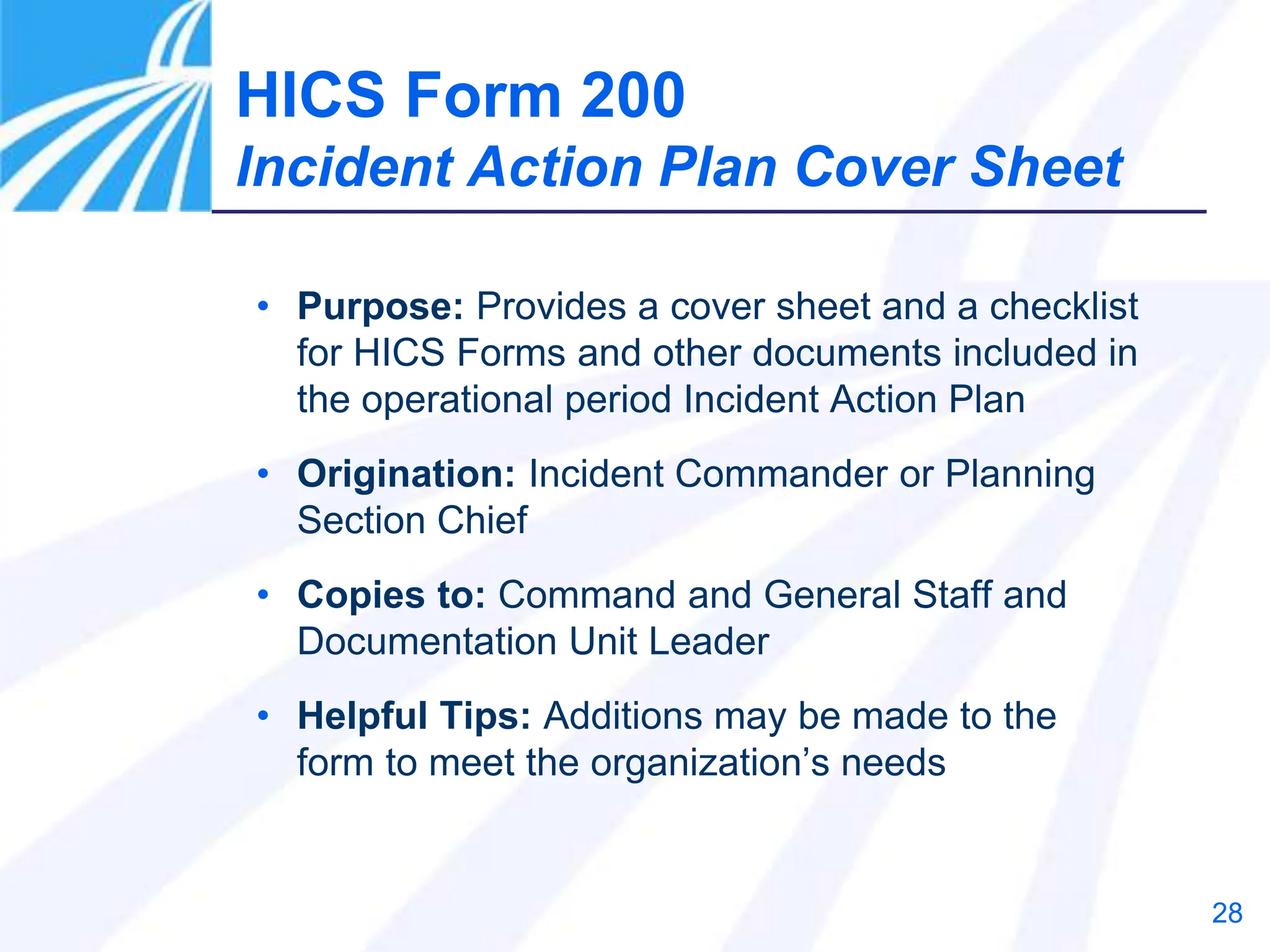 hospital incident command system PRESENTATION | PPT