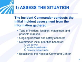 hospital incident command system PRESENTATION | PPT