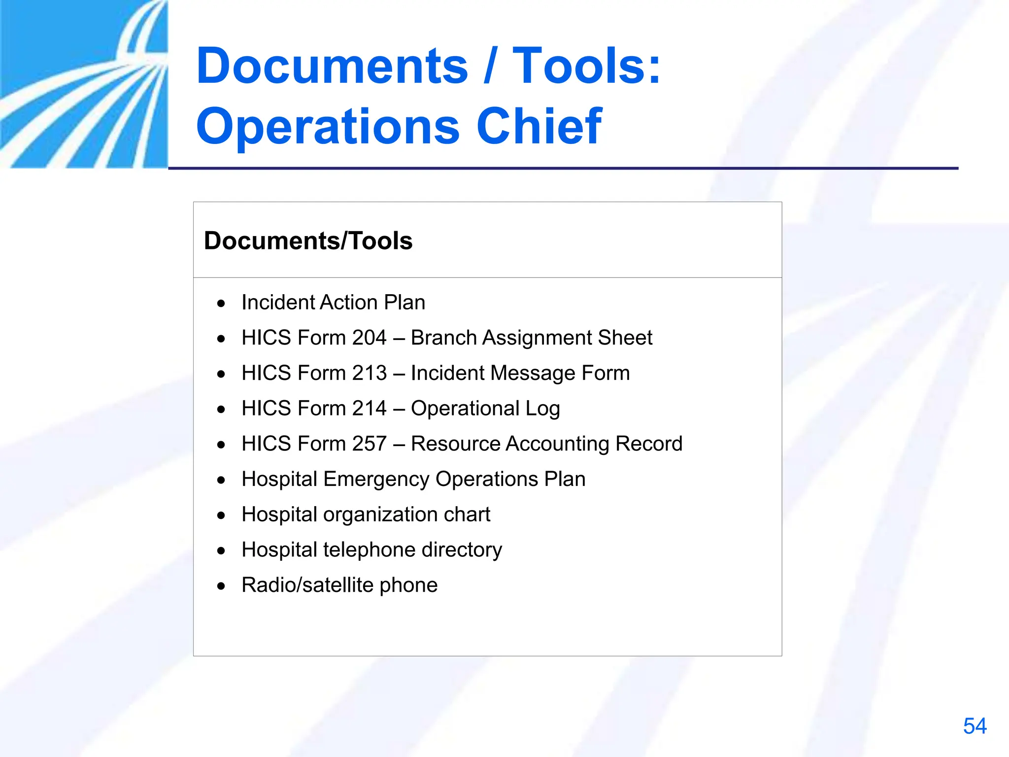 hospital incident command system JKH2.ppt