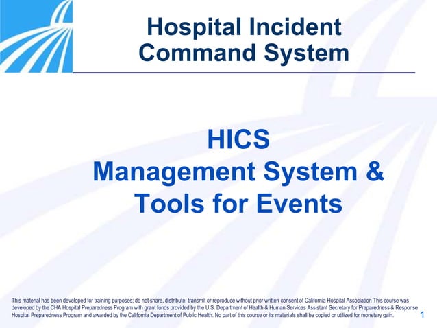 hospital incident command system JKH2.ppt