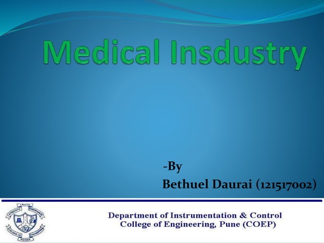 A presentation on Hospital Industry and regulatory requirements | PPT