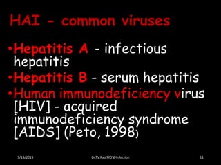 HOSPITAL ASSOCIATED INFECTIONS Concerns and Prevention | PPTX