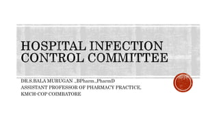 Hospital infection control committee | PPTX
