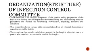Hospital infection control committee | PPTX