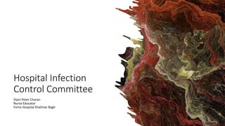 Hospital Infection Control Committee.pptx | Infectious Diseases ...