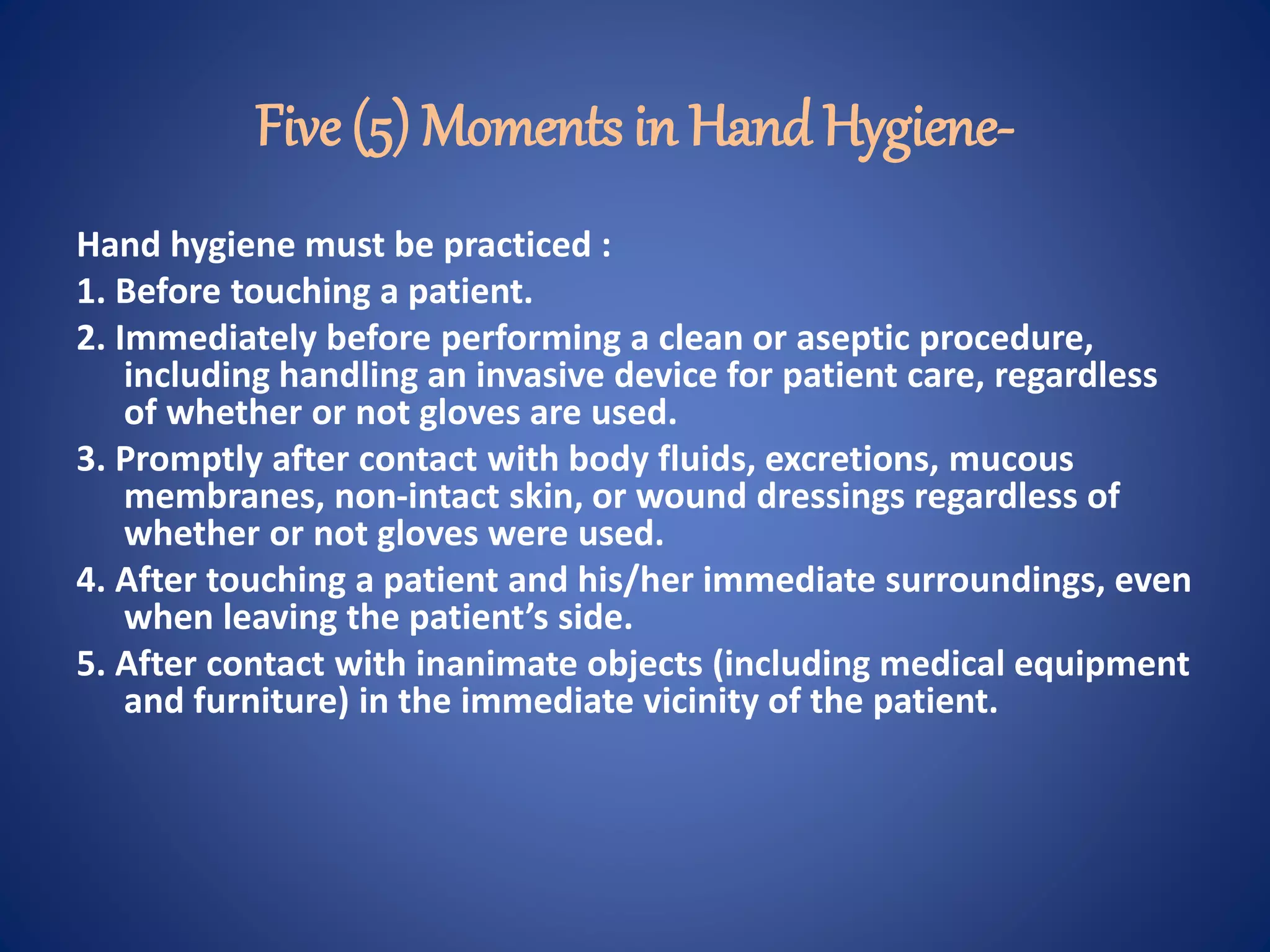 Hospital infection control guidelines | PPTX