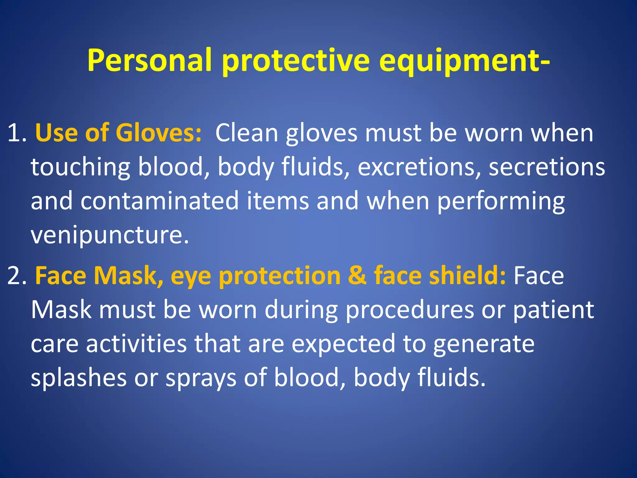 Hospital infection control guidelines | PPTX