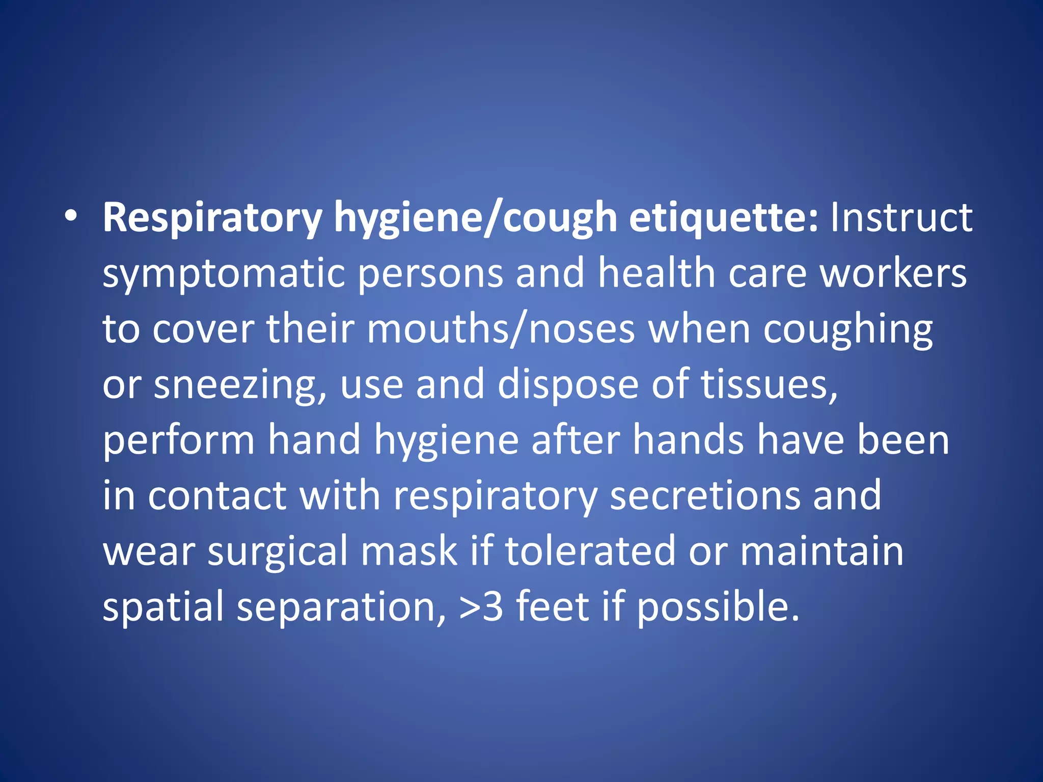 Hospital infection control guidelines | PPTX