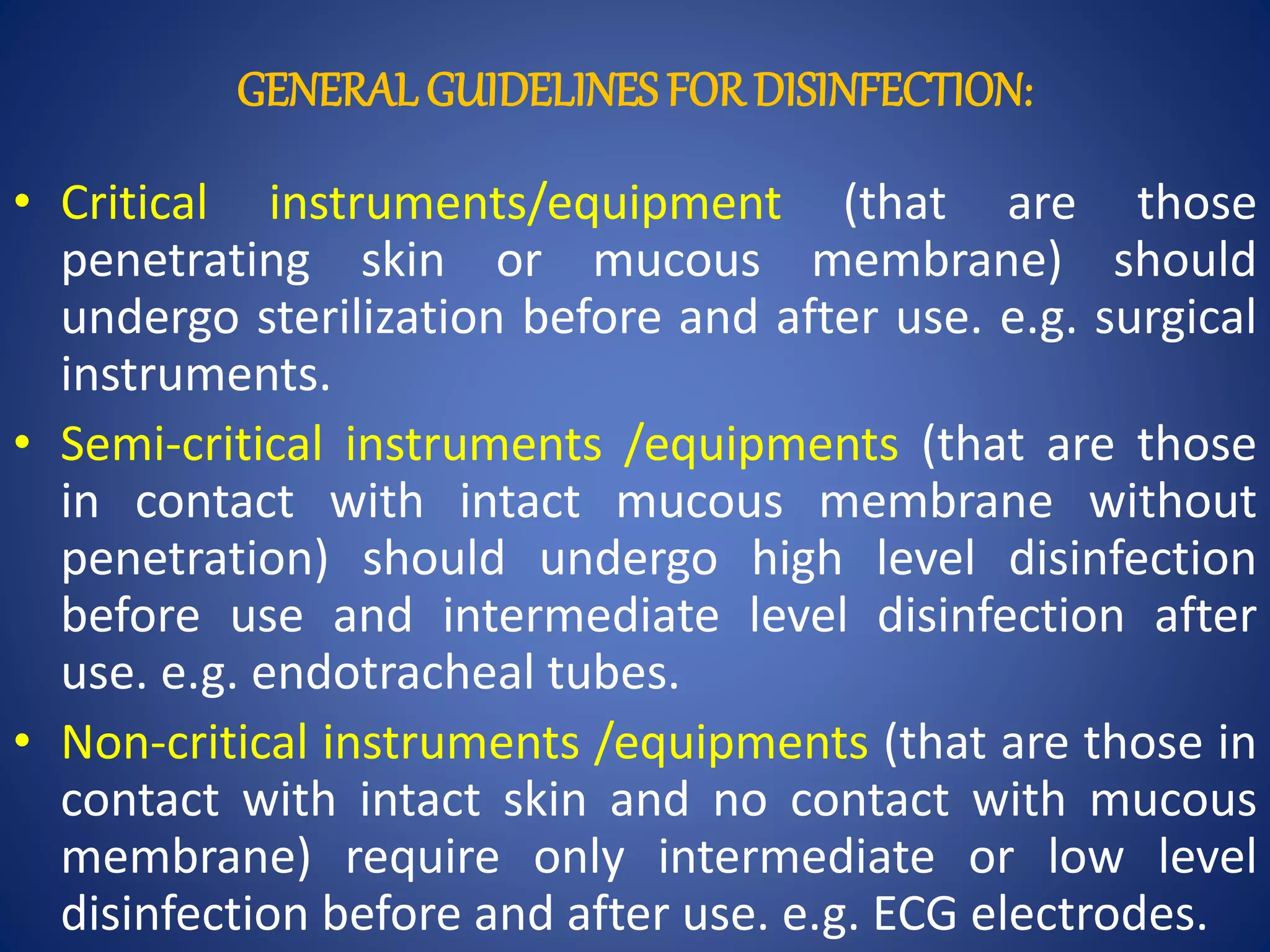 Hospital infection control guidelines | PPTX