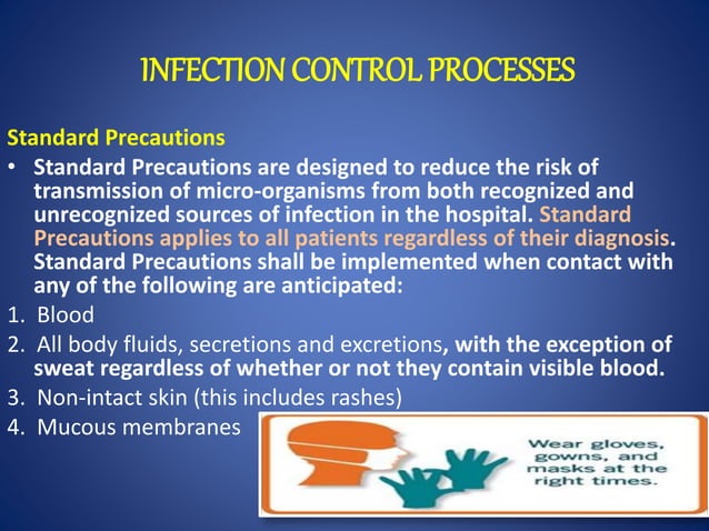 Hospital infection control guidelines | PPTX