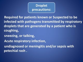 Hospital infection control guidelines | PPTX
