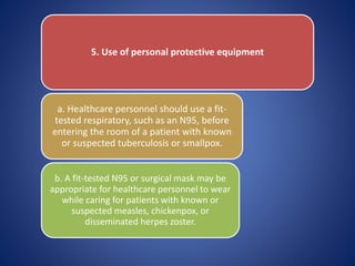 Hospital infection control guidelines | PPTX