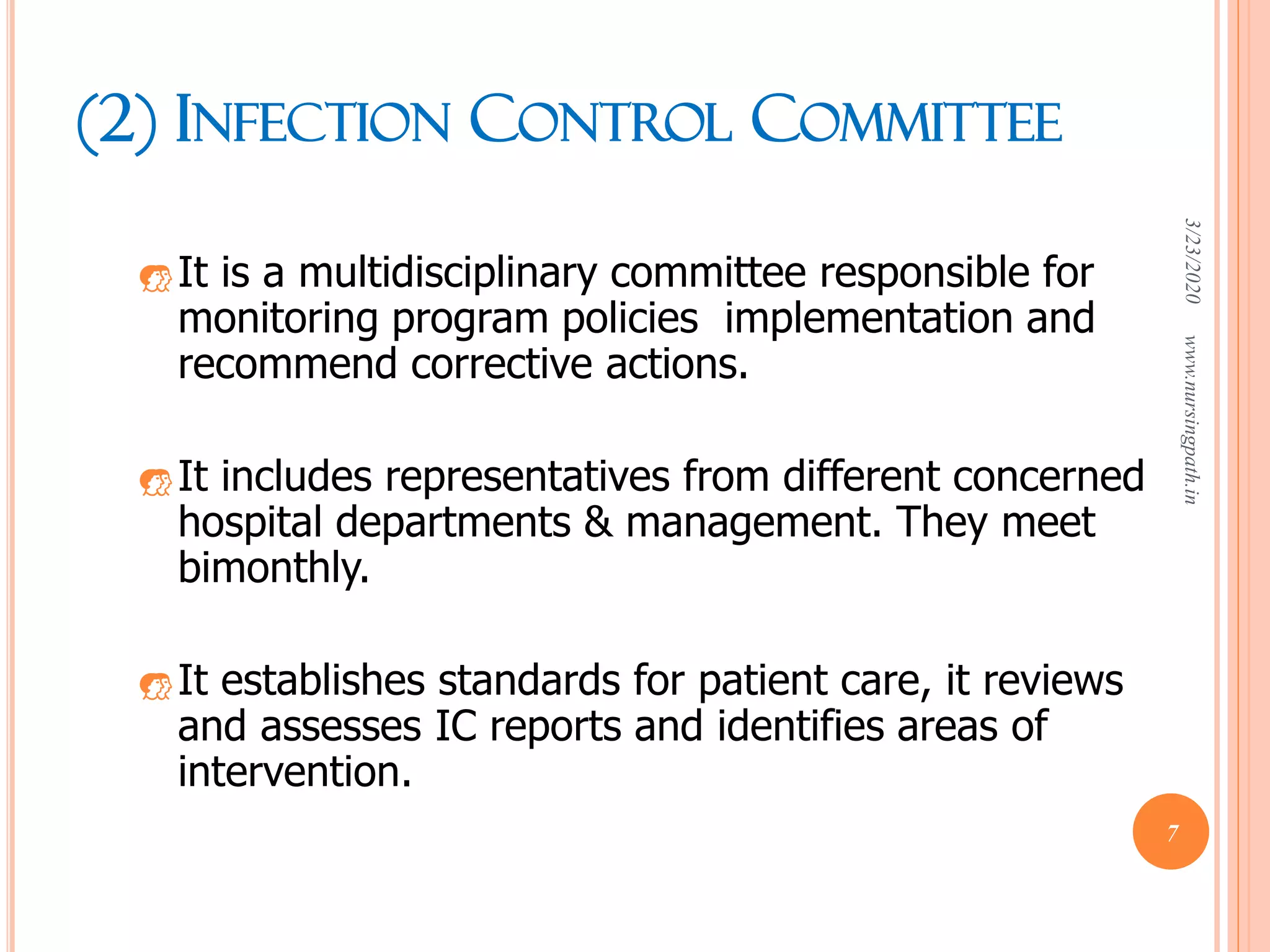 Hospital Infection Control Programme | PDF