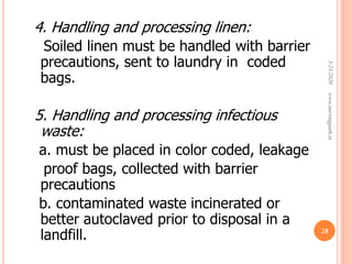 Hospital Infection Control Programme | PDF