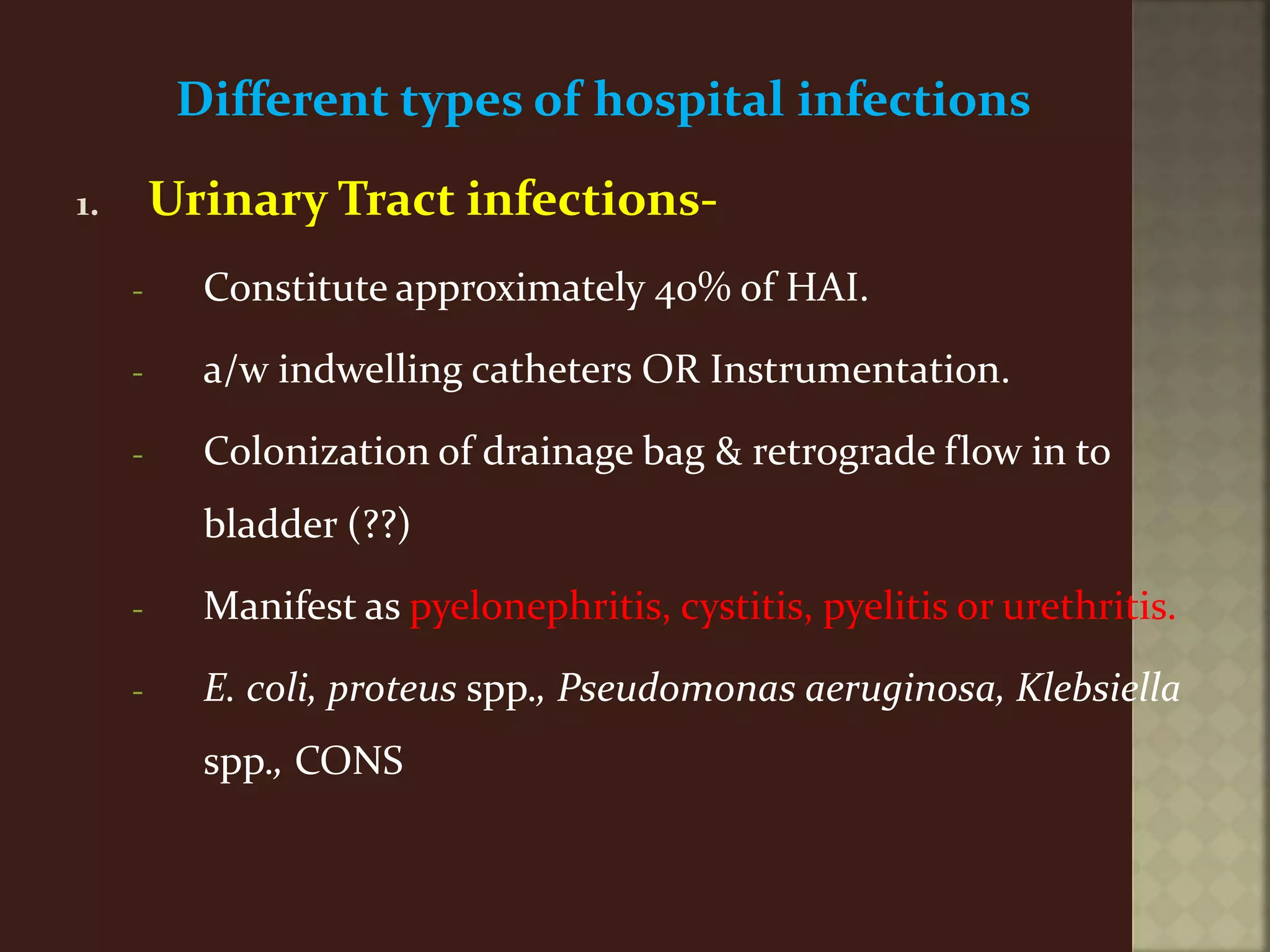 Hospital infections | PPTX