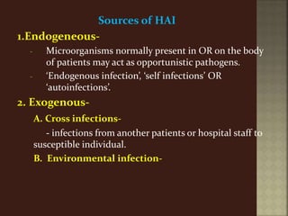 Hospital infections | PPTX