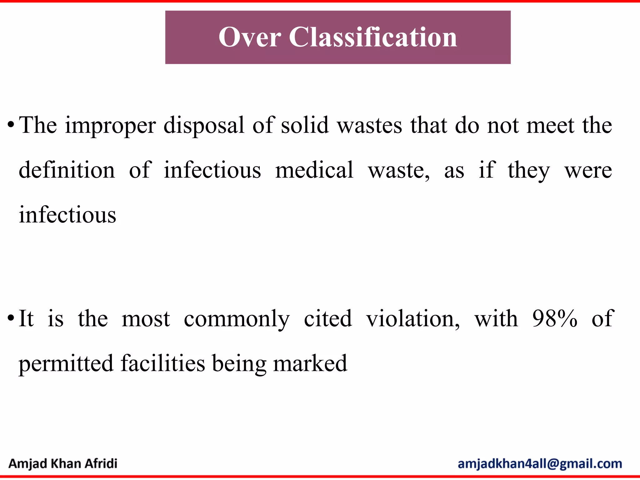 Introduction to Hospital Infectious Materials Waste Management | PPTX