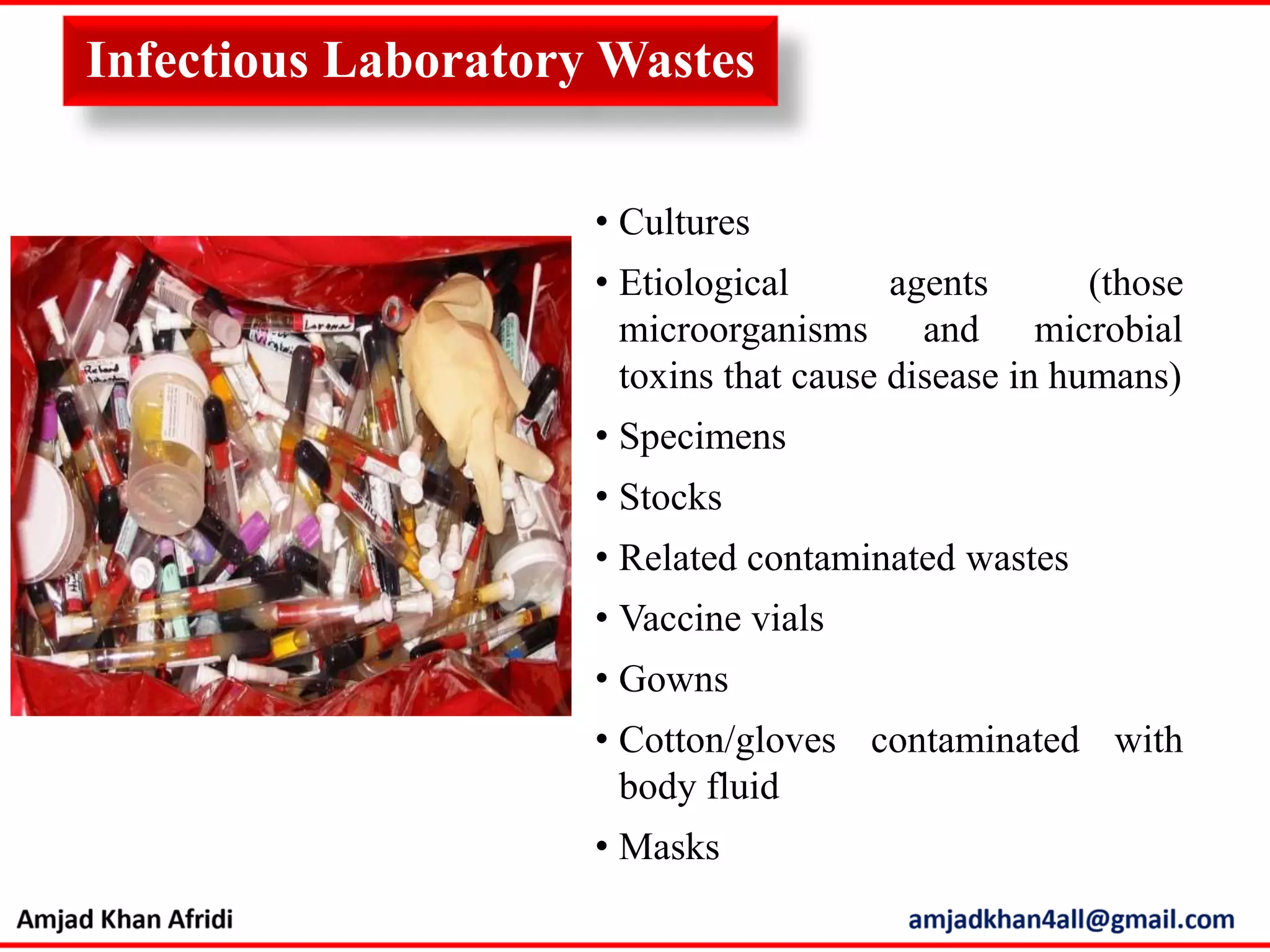 Introduction to Hospital Infectious Materials Waste Management | PPTX