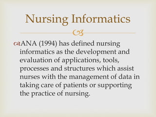 Hospital information system for Nurses | PPTX