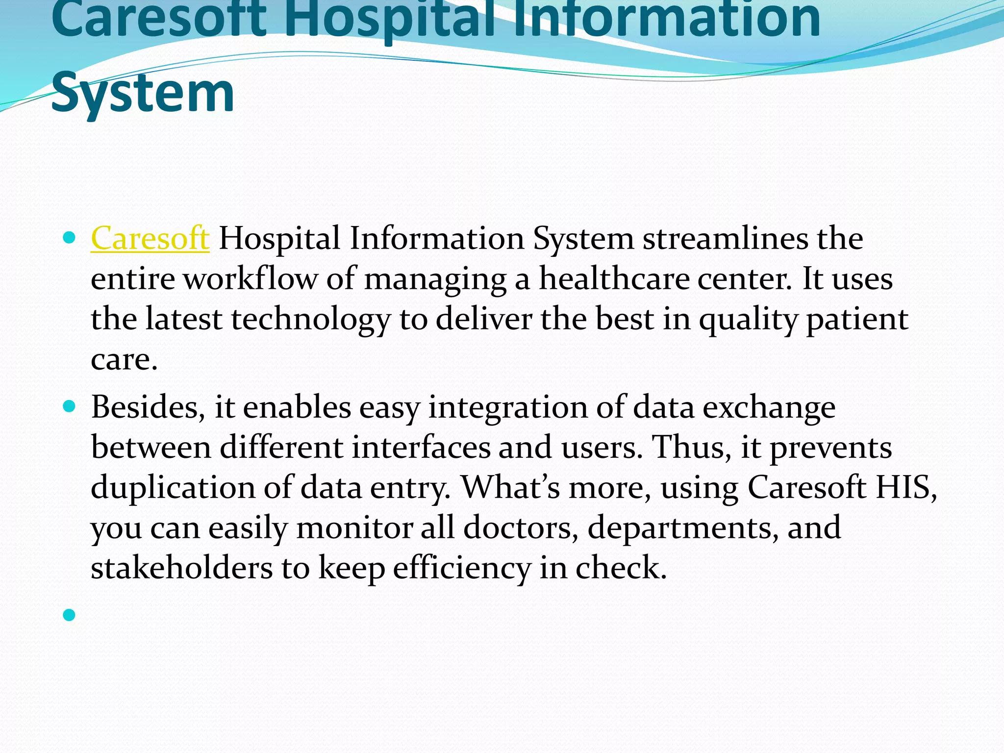 Hospital information system | PDF