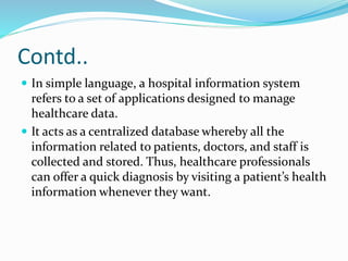 Hospital information system | PDF