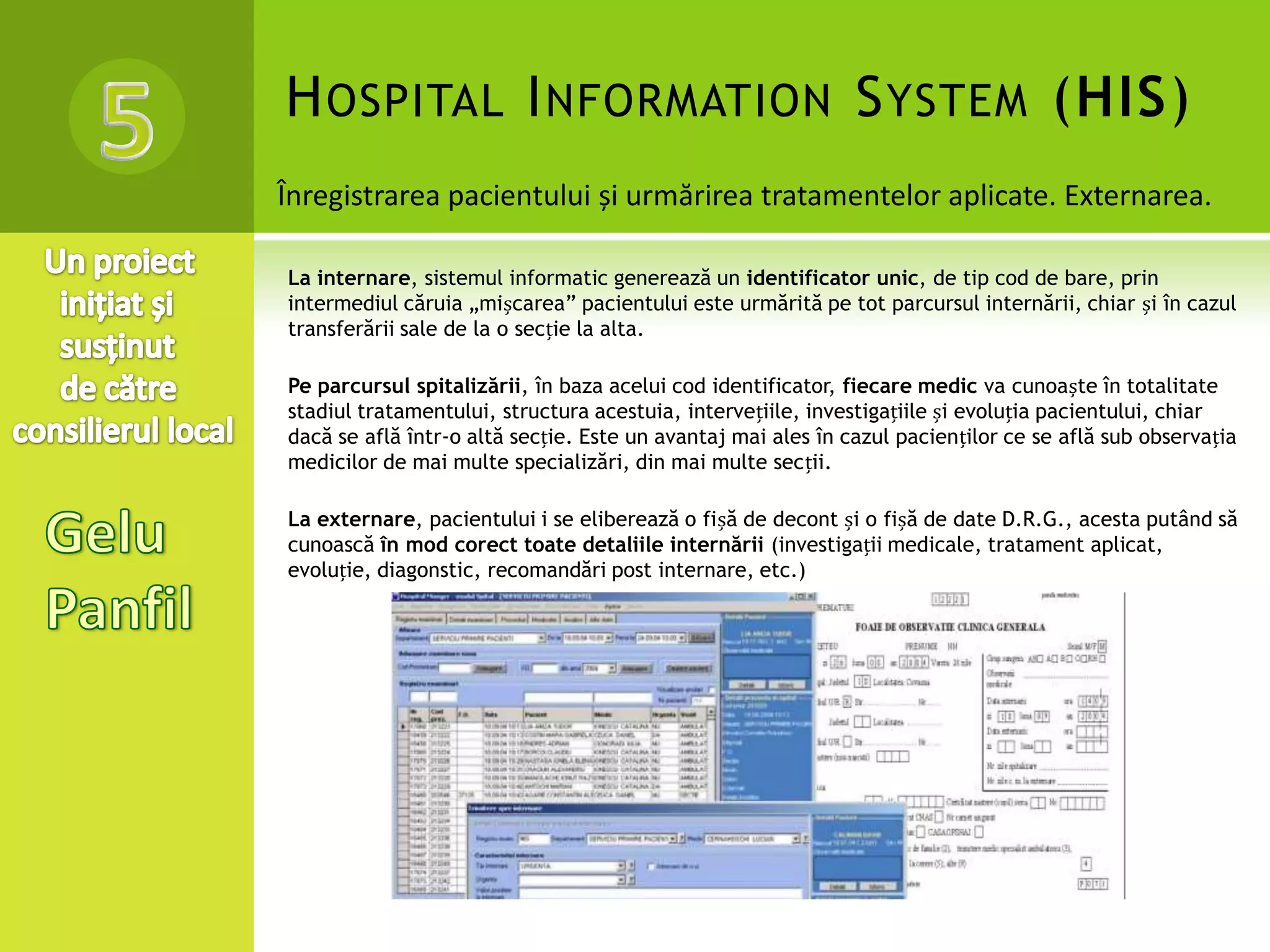 Hospital information system (prezentare) | PPTX