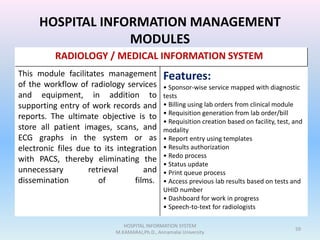 Hospital Information System | PPTX