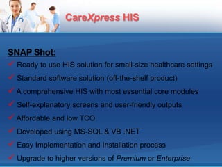 Hospital Info systems (HIS) product portfolio ci | PPTX