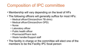 Hospital IPC commitee ppt.pp tx | PPTX