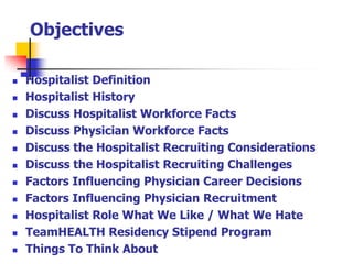 Hospitalist presentation final ppt | PPT