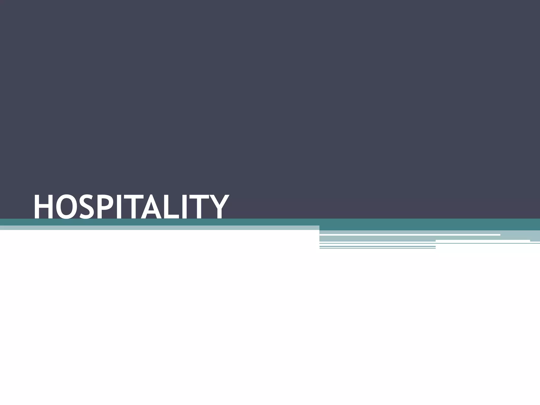Hospitality | PPSX