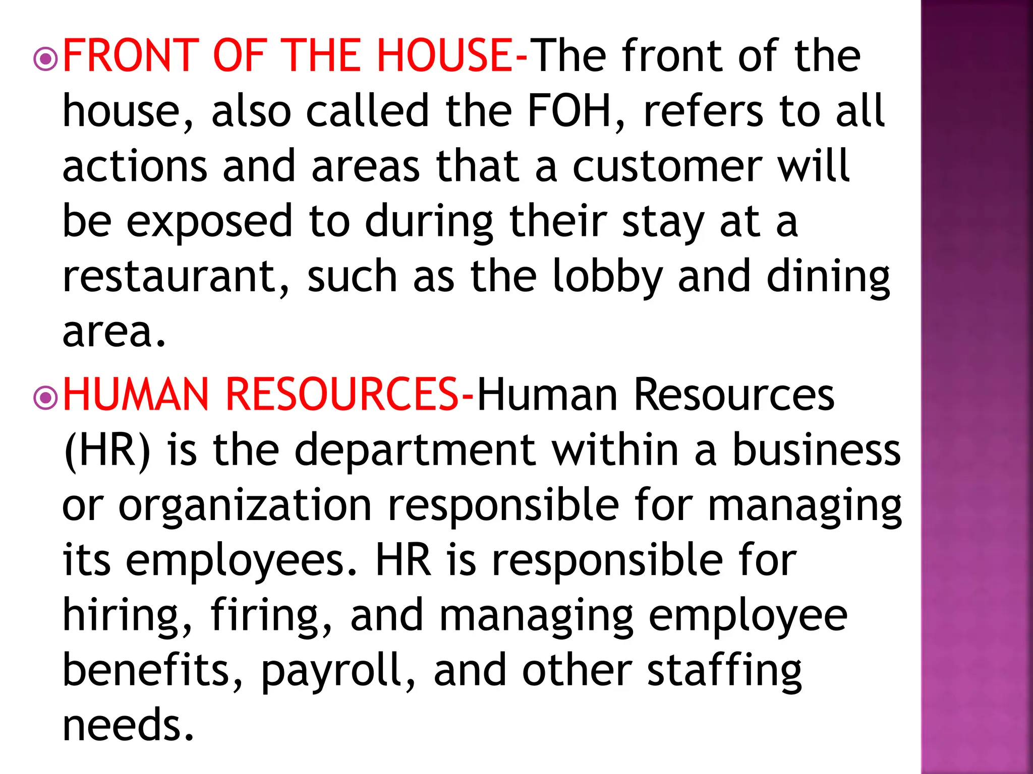 HOSPITALITY AND TOURISM FUNDAMENTALS . pptx | PPTX