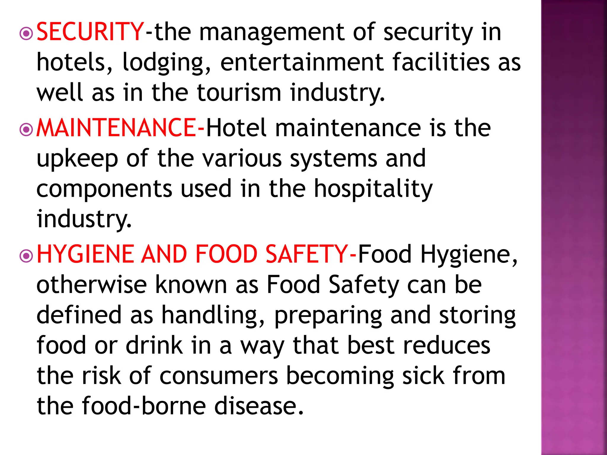 HOSPITALITY AND TOURISM FUNDAMENTALS . pptx | PPTX
