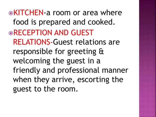 HOSPITALITY AND TOURISM FUNDAMENTALS . pptx | PPTX