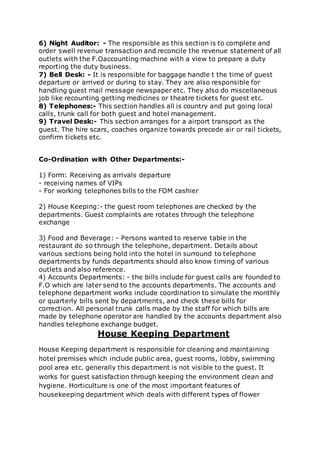 Hospitality management | DOCX