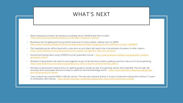 Hospitality Sector| Canada and the World| | PPT