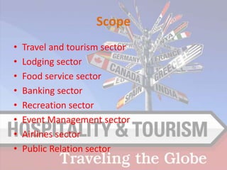 Hospitality and tourism industry | PPT