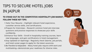 Hospitality Careers in Demand Hotel Job Trends in Jaipur.pptx