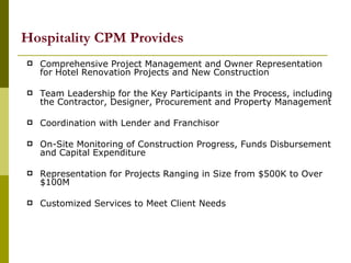Hospitality CPM | PPS