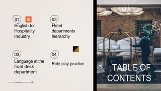 English for Hospitality: Elevating front desk communication | PDF
