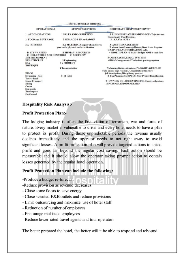 Enterprise risk management Hospitality | DOCX | Hospitality Industry ...
