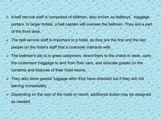 Hospitality front office frankfinn aluva | PPTX