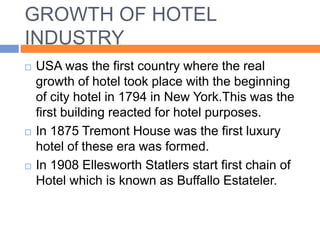 Hospitality industry | PPTX