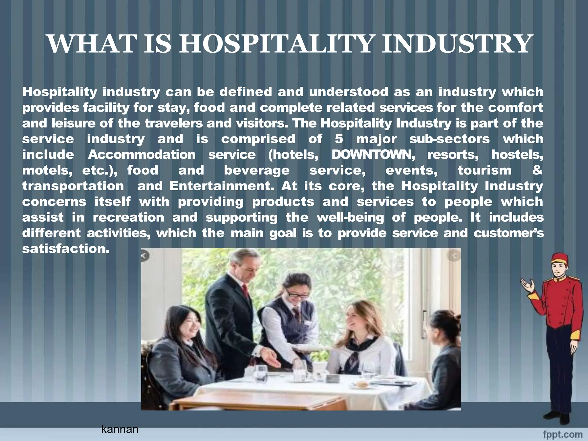the hotel management introduction information is added | PPTX