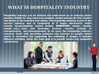 the hotel management introduction information is added | PPT