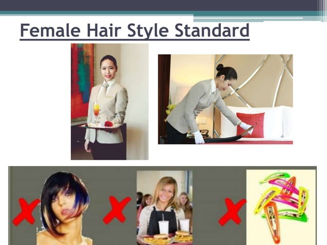 HOSPITALITY INDUSTRY GROOMING STANDARDS.pptx | Hair Care | Beauty