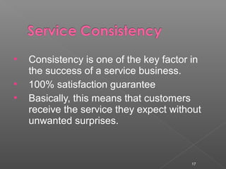 Service Characteristics | PPT
