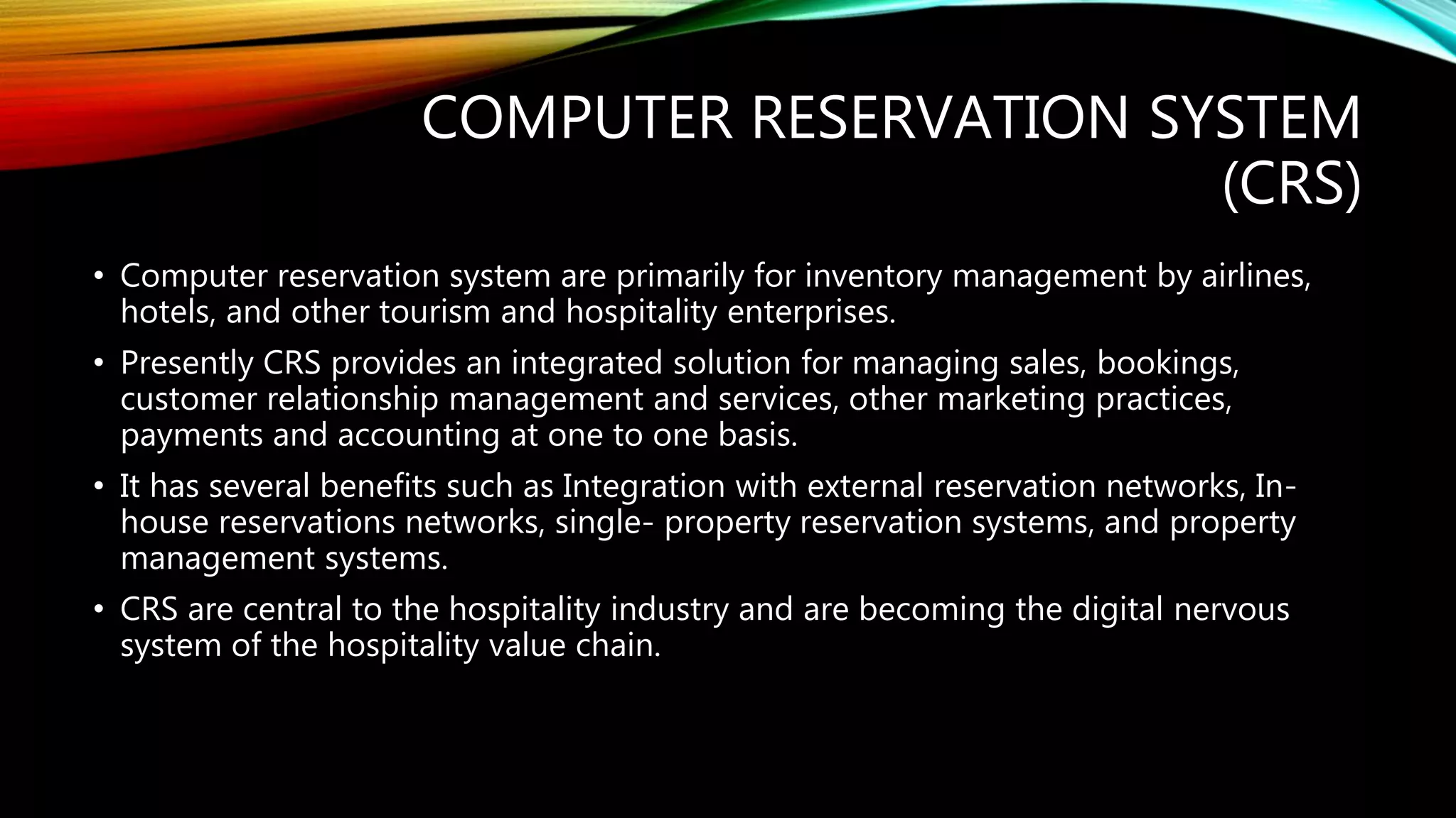 Hospitality information system | PPTX