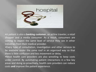 Hospitality in hospital | PPTX